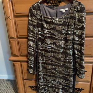 Boston Proper | Dresses | Boston Proper Crashed Velvet Squine Dress ...